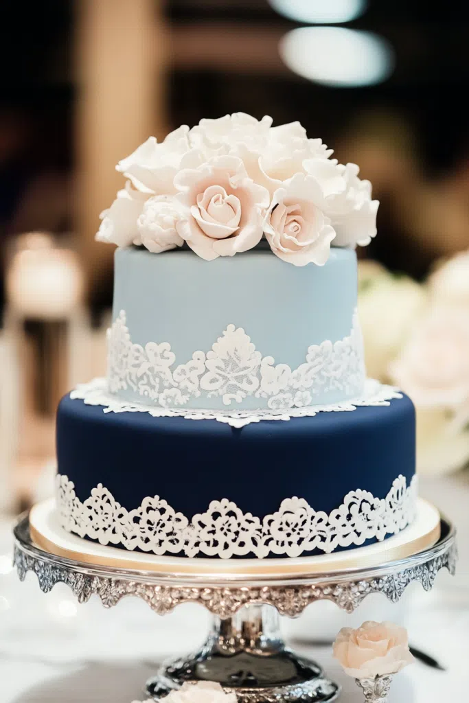 70+ 2-Tier Wedding Cake Ideas