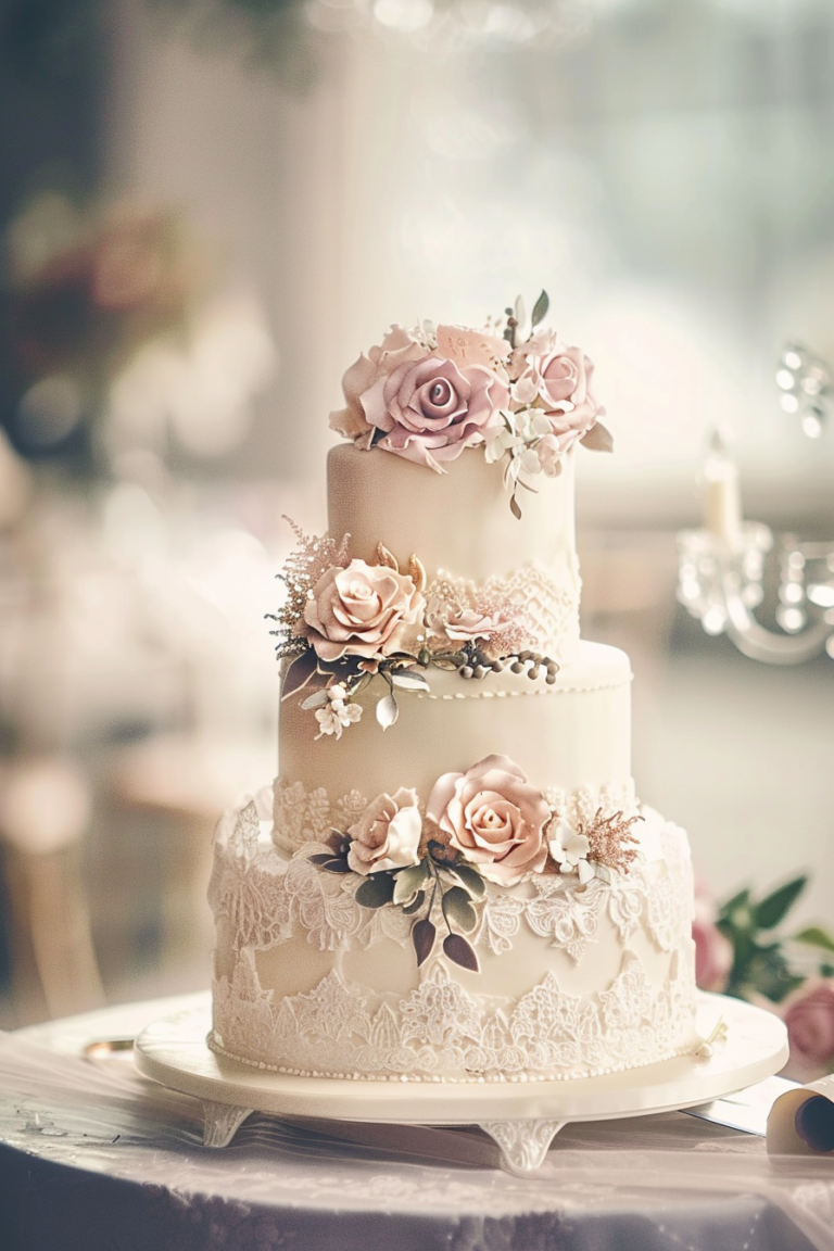 120+ 3-Tier Wedding Cake Ideas