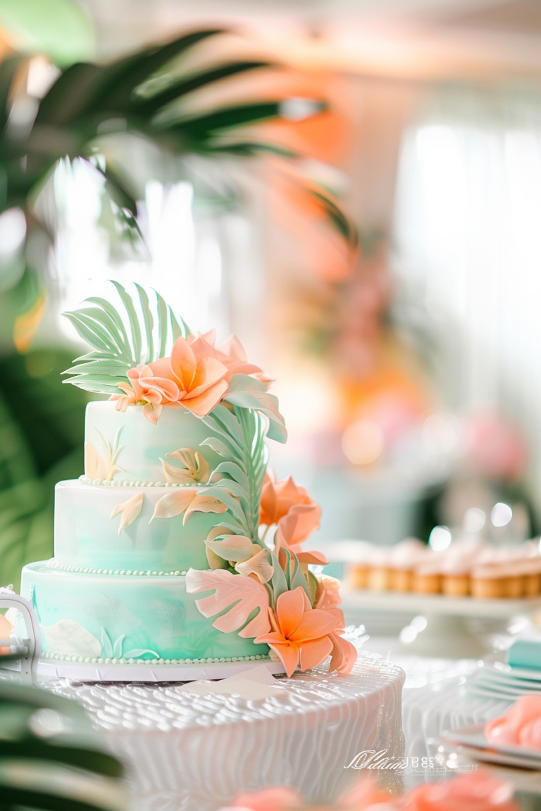 80+ Tropical Wedding Cake Ideas