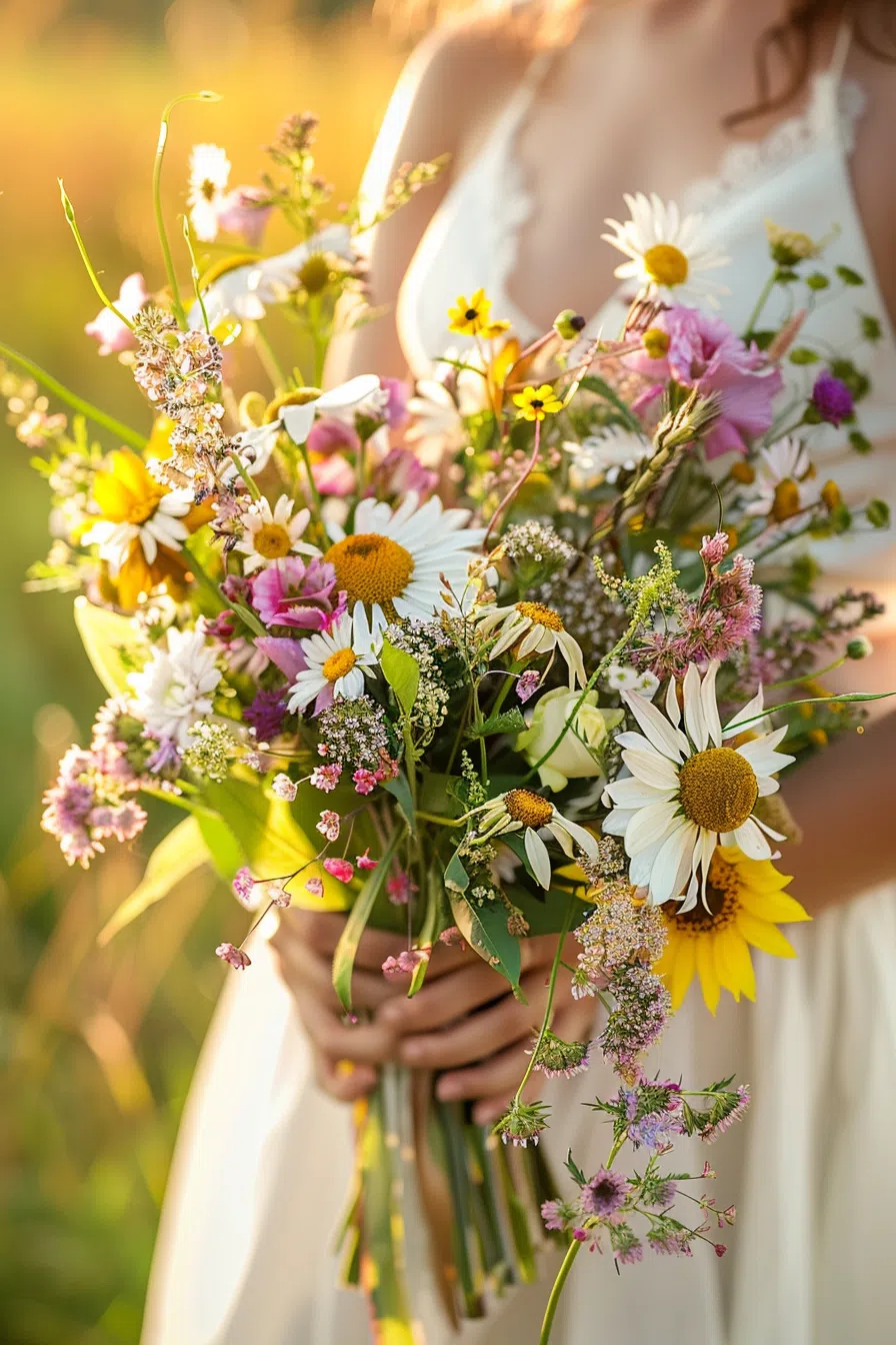 80+ Wildflower Wedding Bouquets for a Boho Wedding | Matched Hearts