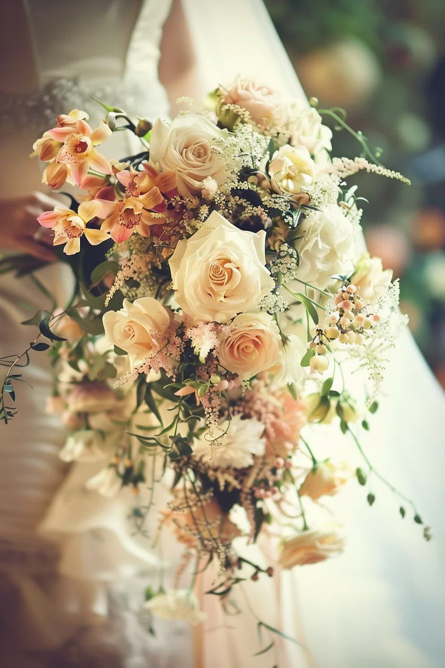 100+ Cascading Wedding Bouquet Ideas