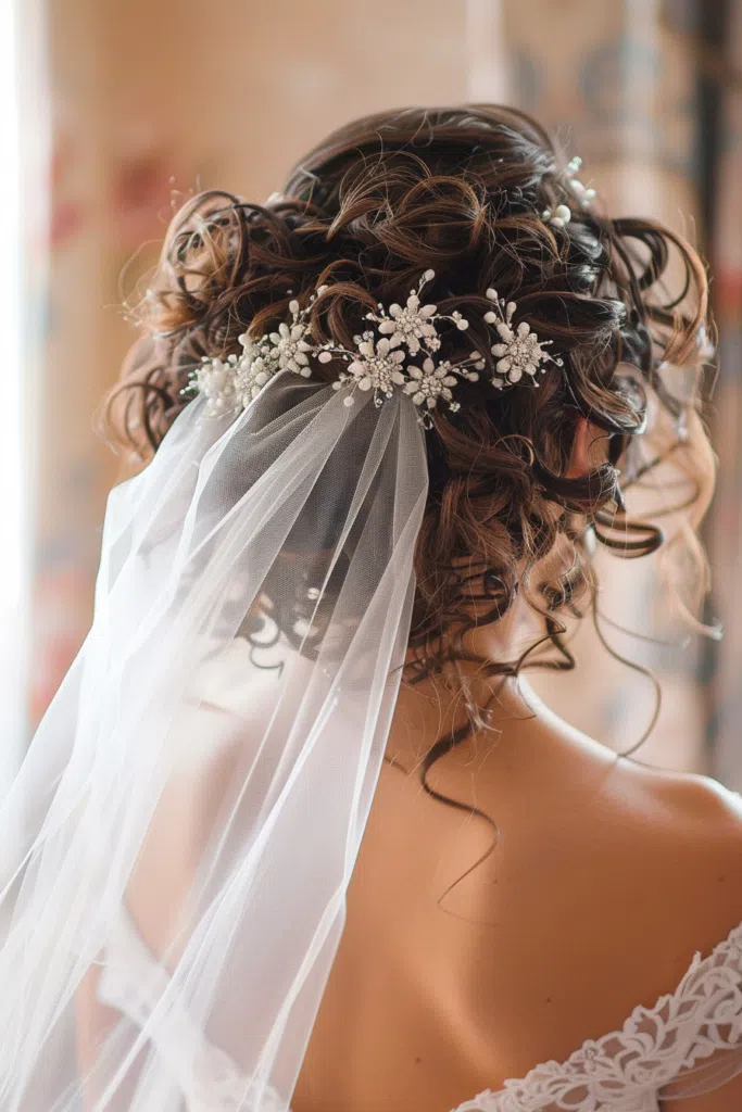 110+ Curly Bridal Hair Looks