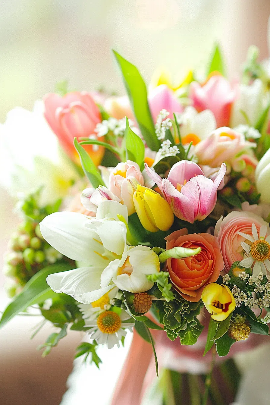 90+ Spring Wedding Bouquet Ideas