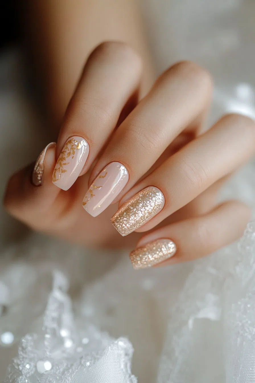 60+ Pink Wedding Nail Designs