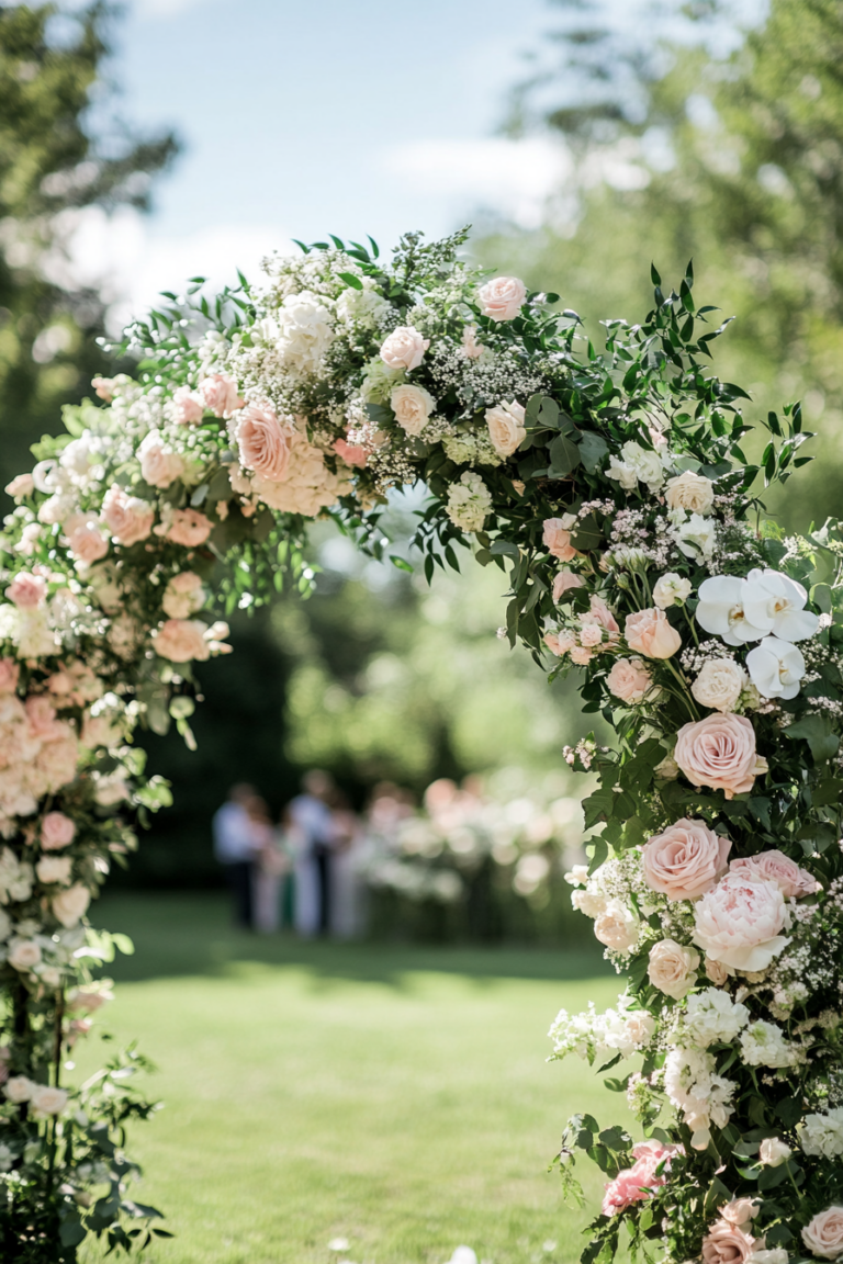 80+ Stunning Ideas for Your Wedding Flower Arch | Matched Hearts