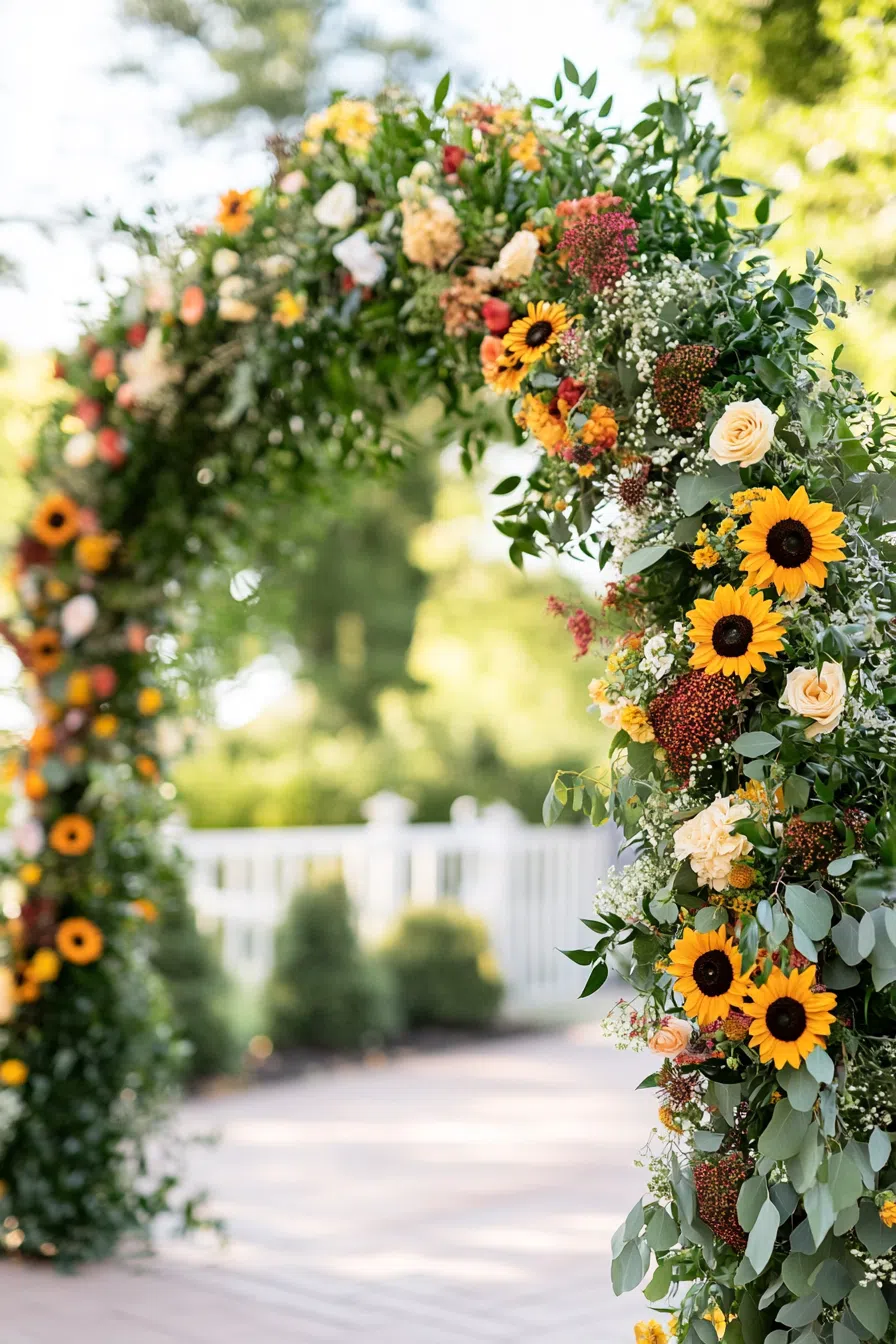 80+ Stunning Ideas for Your Wedding Flower Arch | Matched Hearts