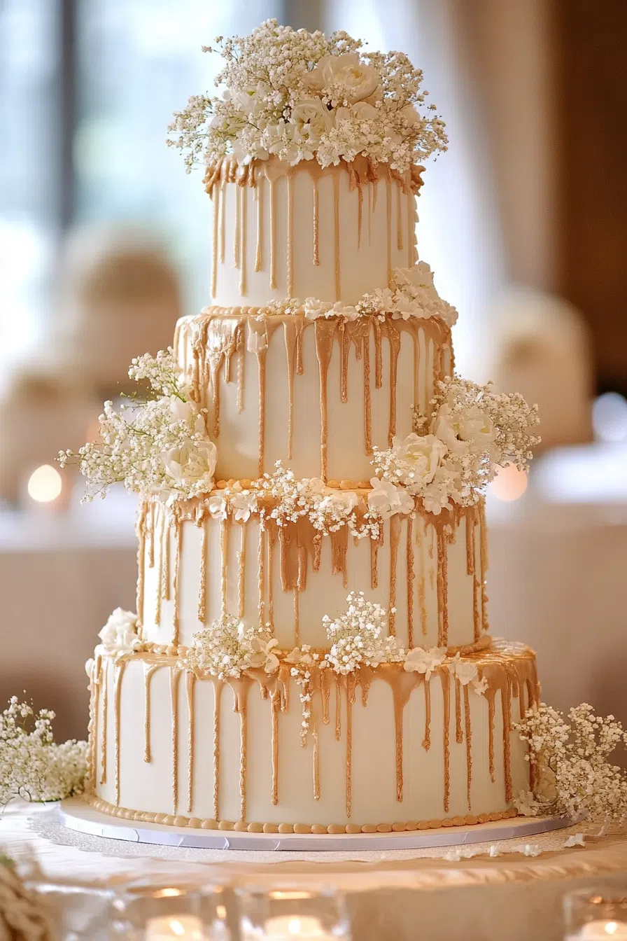 50+ 4-Tier Wedding Cakes
