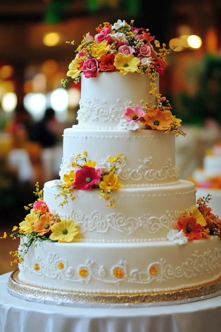 50+ 4-Tier Wedding Cakes