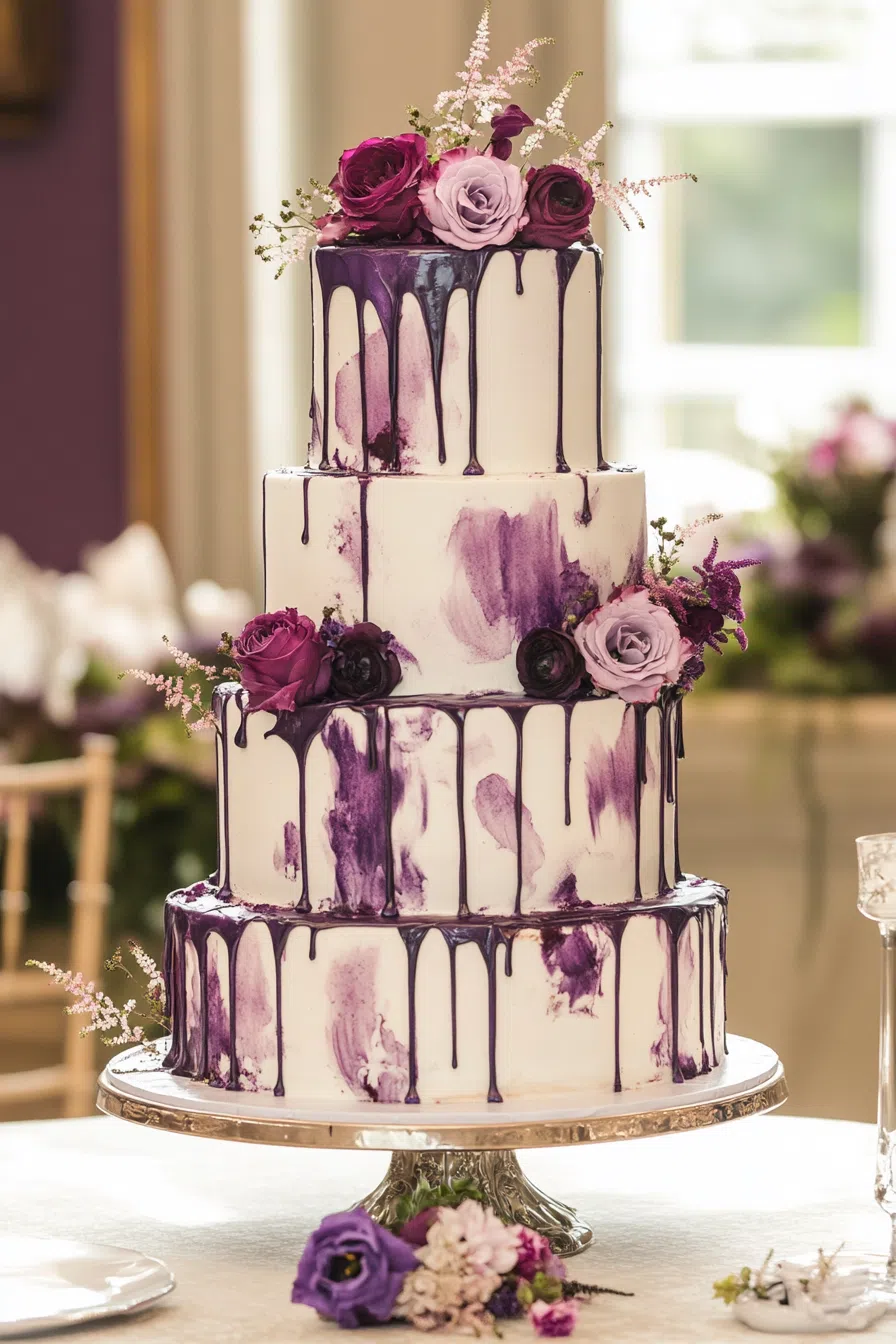 50+ 4-Tier Wedding Cakes
