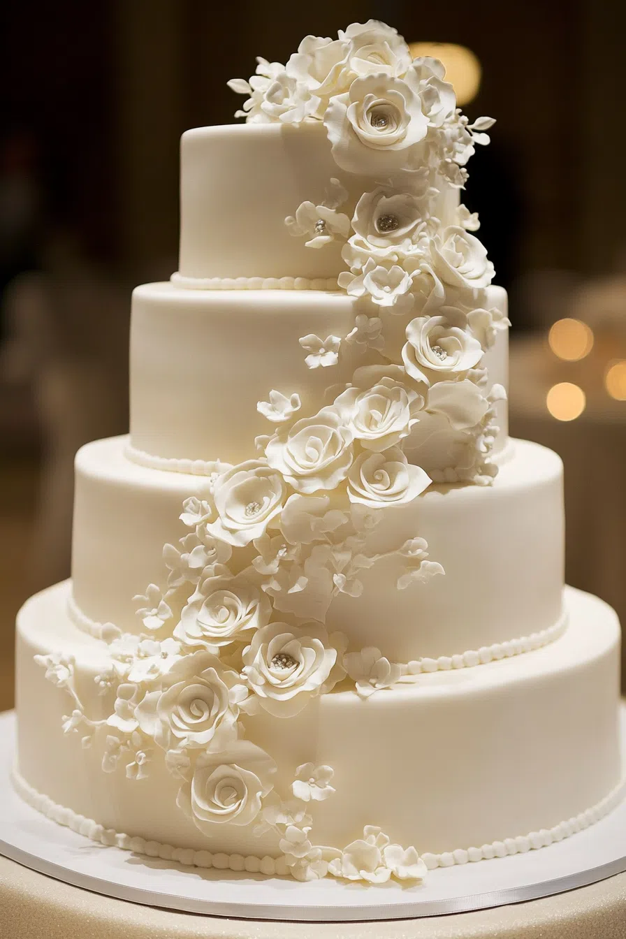 50+ 4-Tier Wedding Cakes