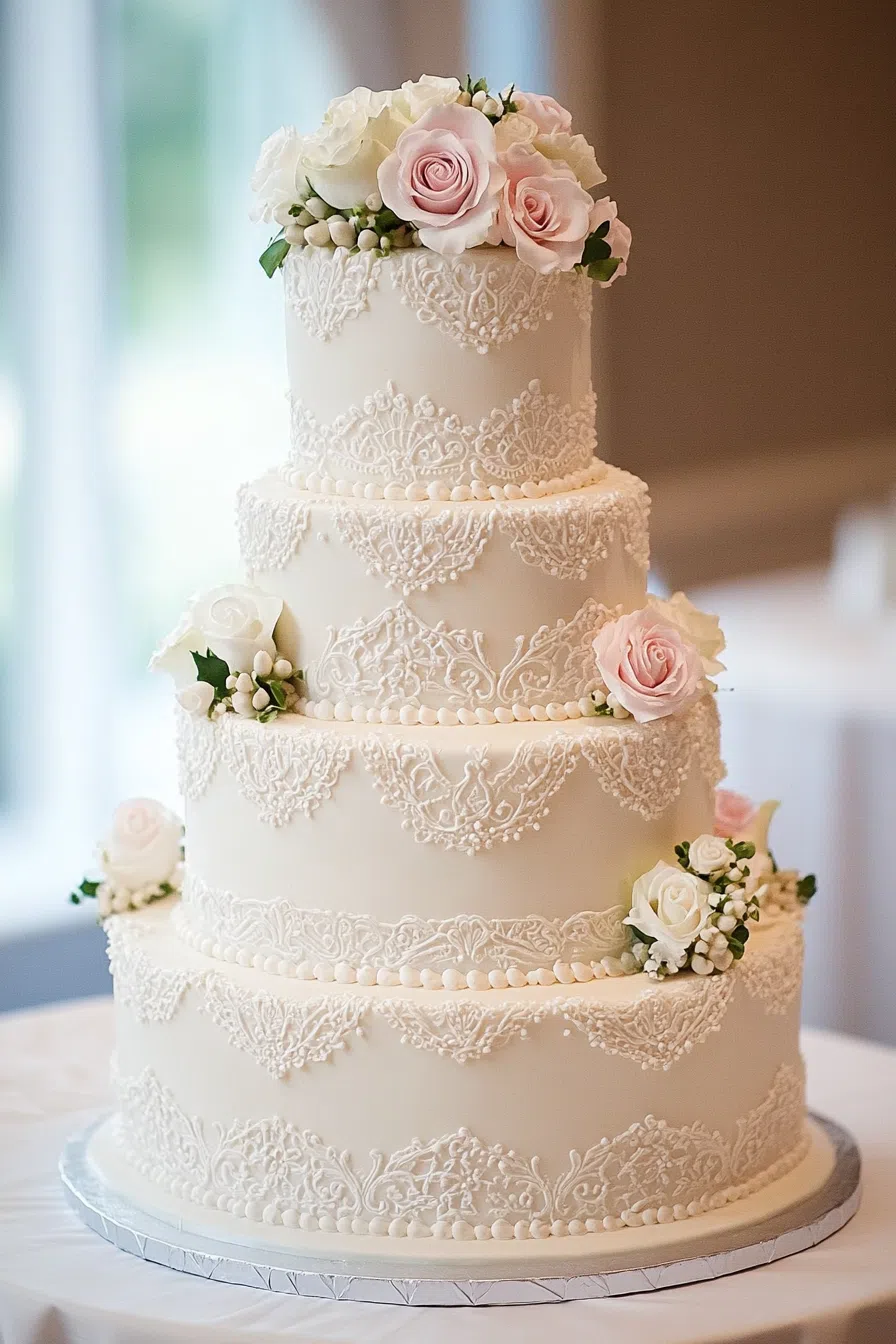 50+ 4-Tier Wedding Cakes