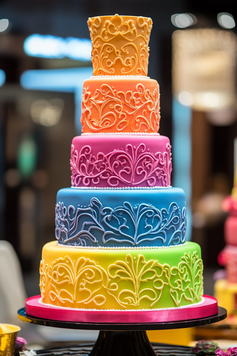 50+ 5-Tier Wedding Cakes