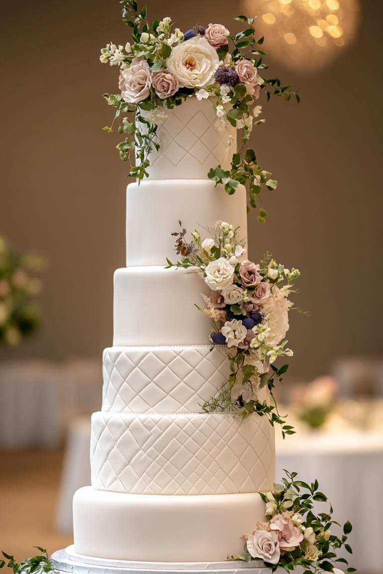 35+ 6-Tier Wedding Cake Ideas