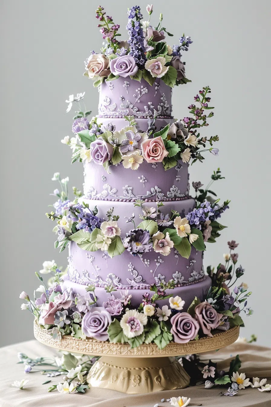 30+ Cute Wedding Cakes That Make Us Go Aww... | Matched Hearts