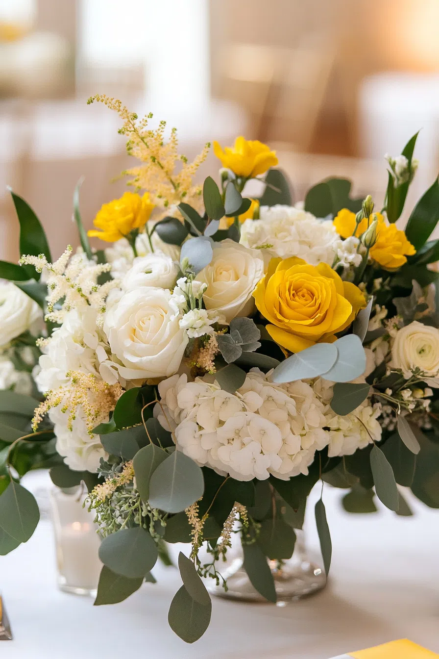 50+ Yellow Wedding Flower Ideas