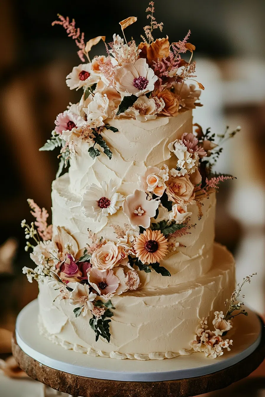 40+ Boho Wedding Cake Ideas
