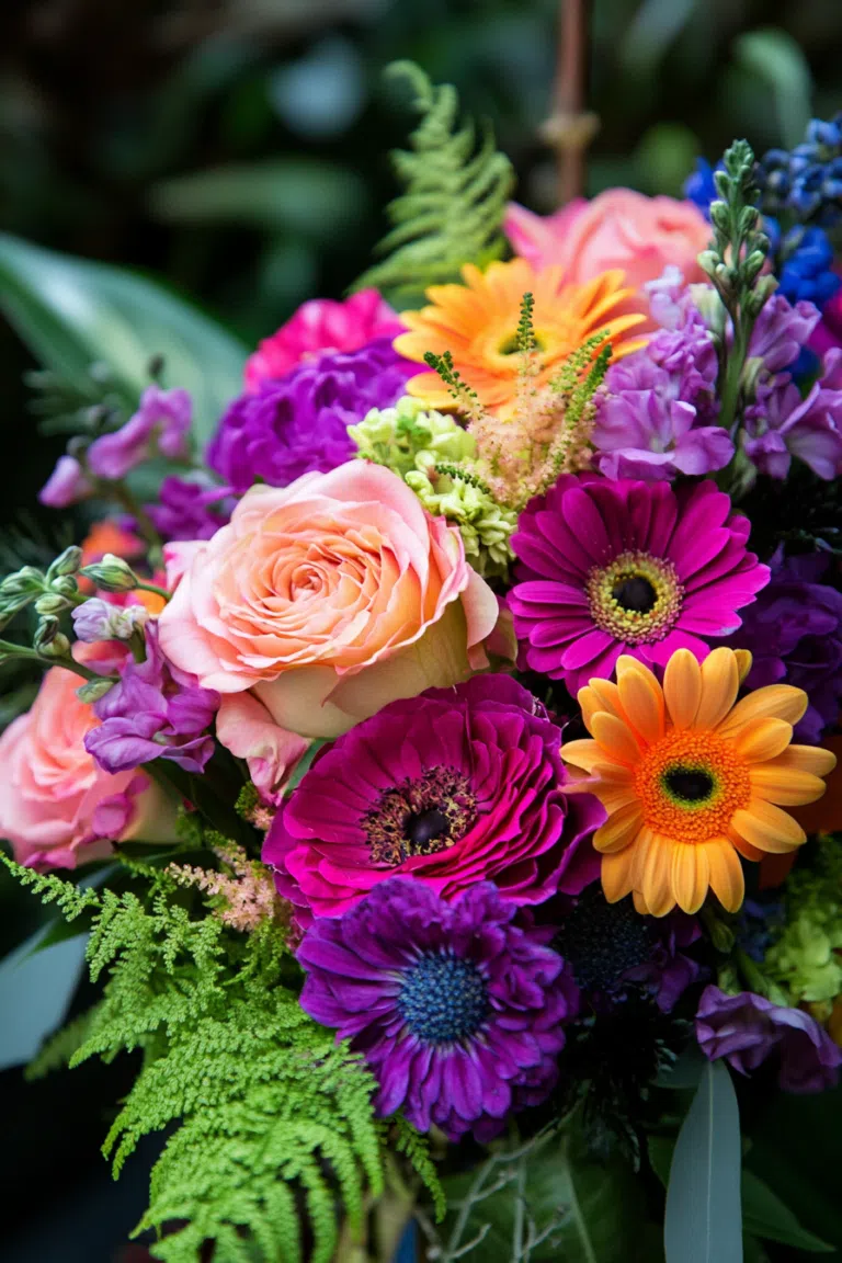 45+ Colorful Wedding Bouquet Ideas