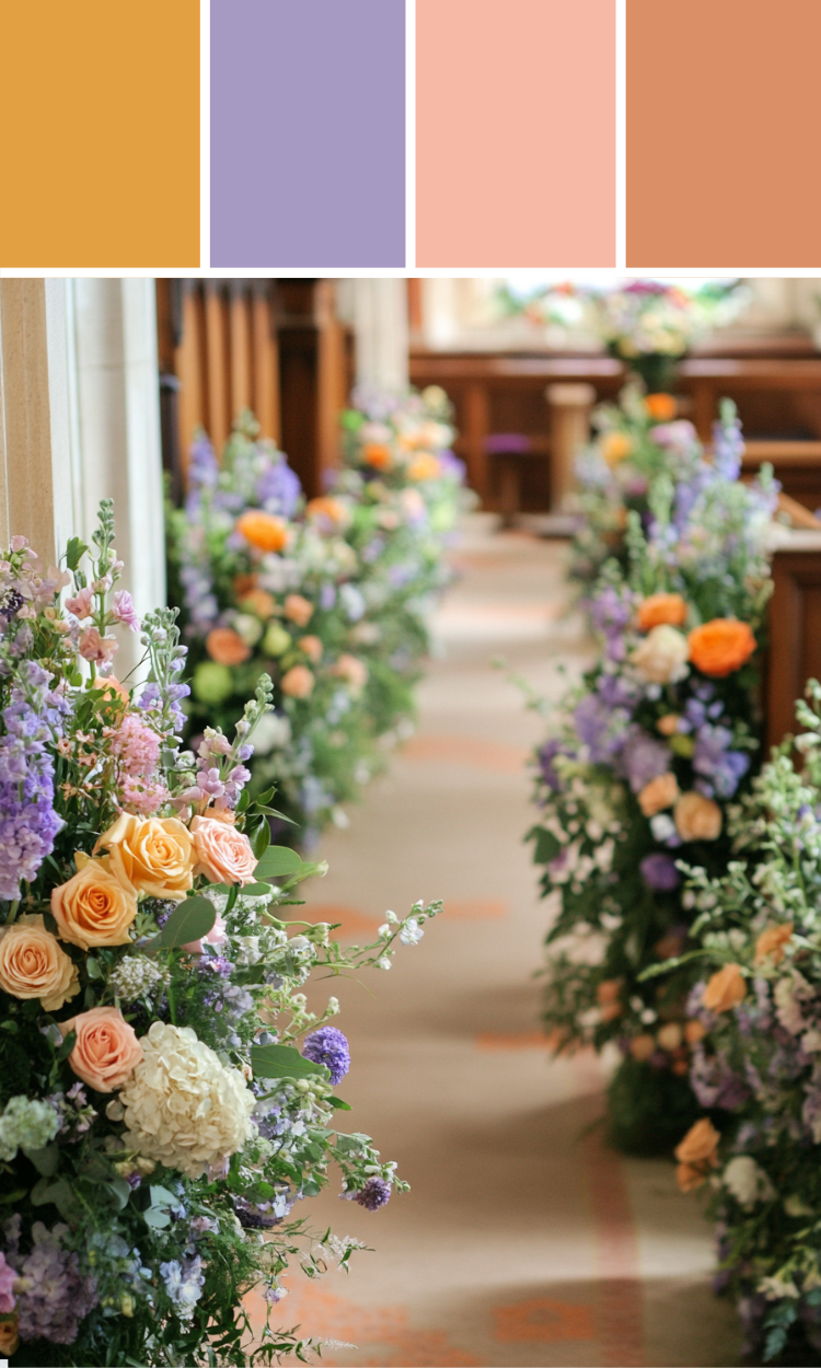 50+ Pastel Wedding Color Palettes