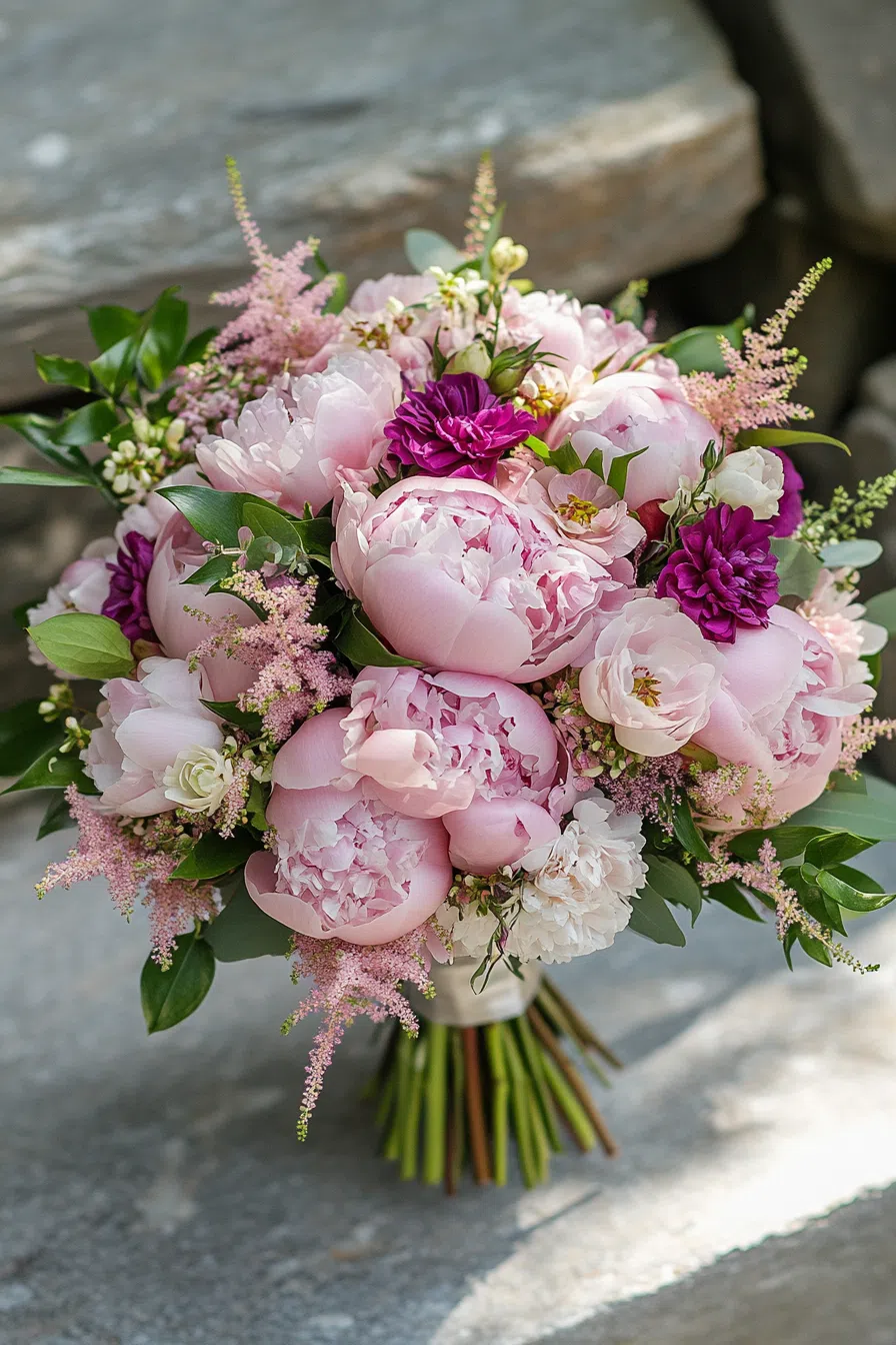 35+ Wedding Bouquet Ideas With Peonies