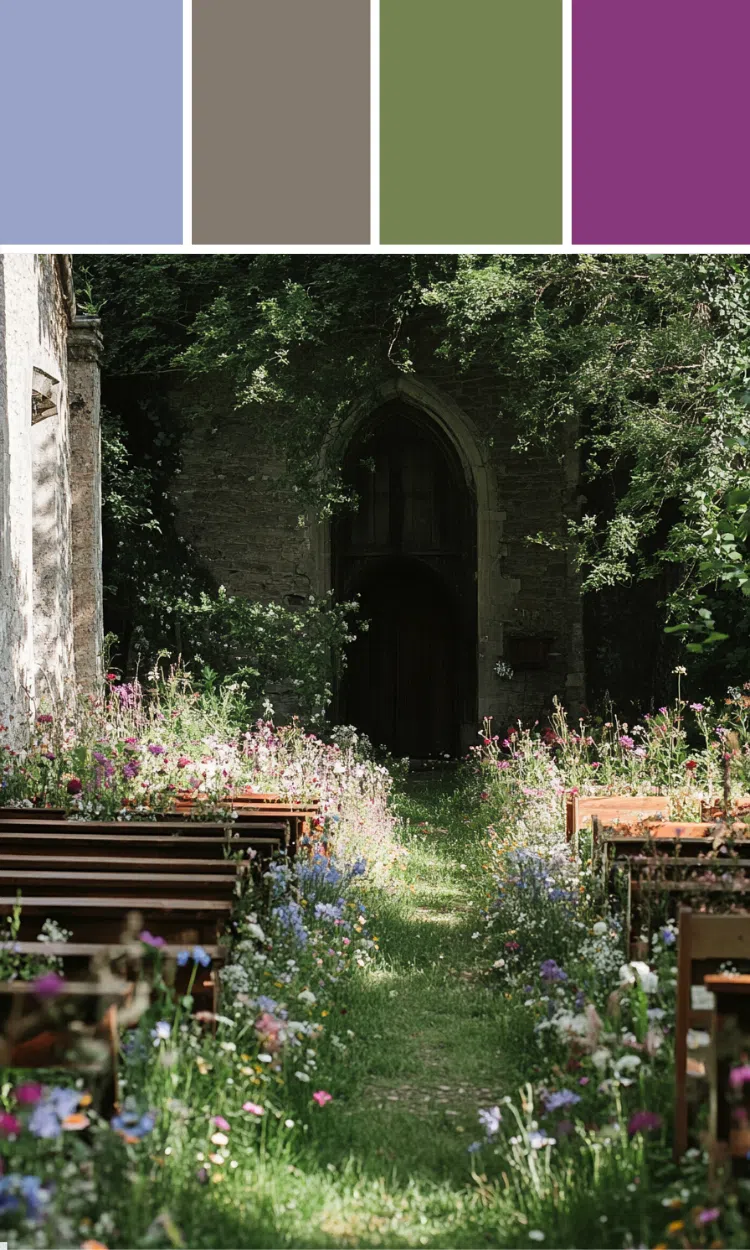 60+ Wildflower Wedding Color Palettes