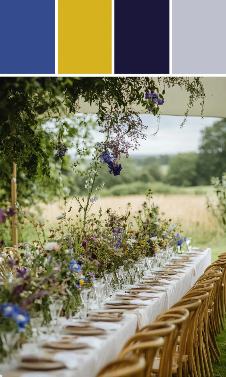 60+ Wildflower Wedding Color Palettes