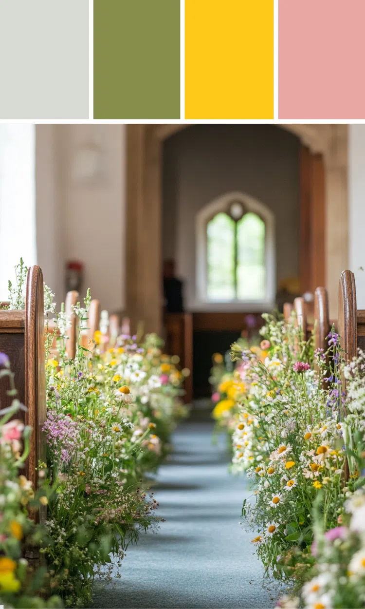 60+ Wildflower Wedding Color Palettes