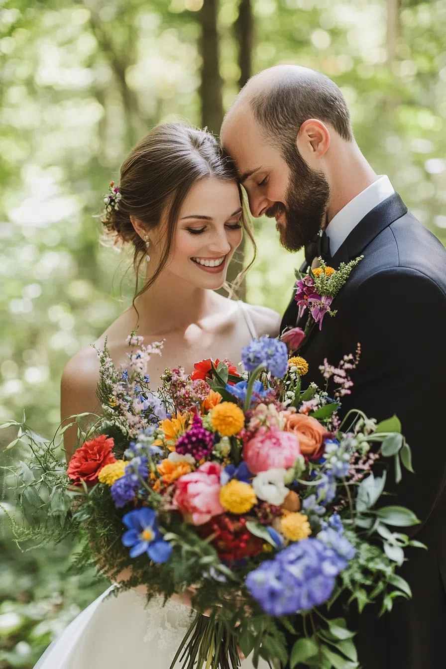 60+ Wildflower Wedding Color Palettes