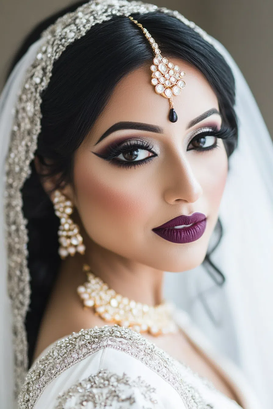 55 Dramatic Bridal Makeup Looks