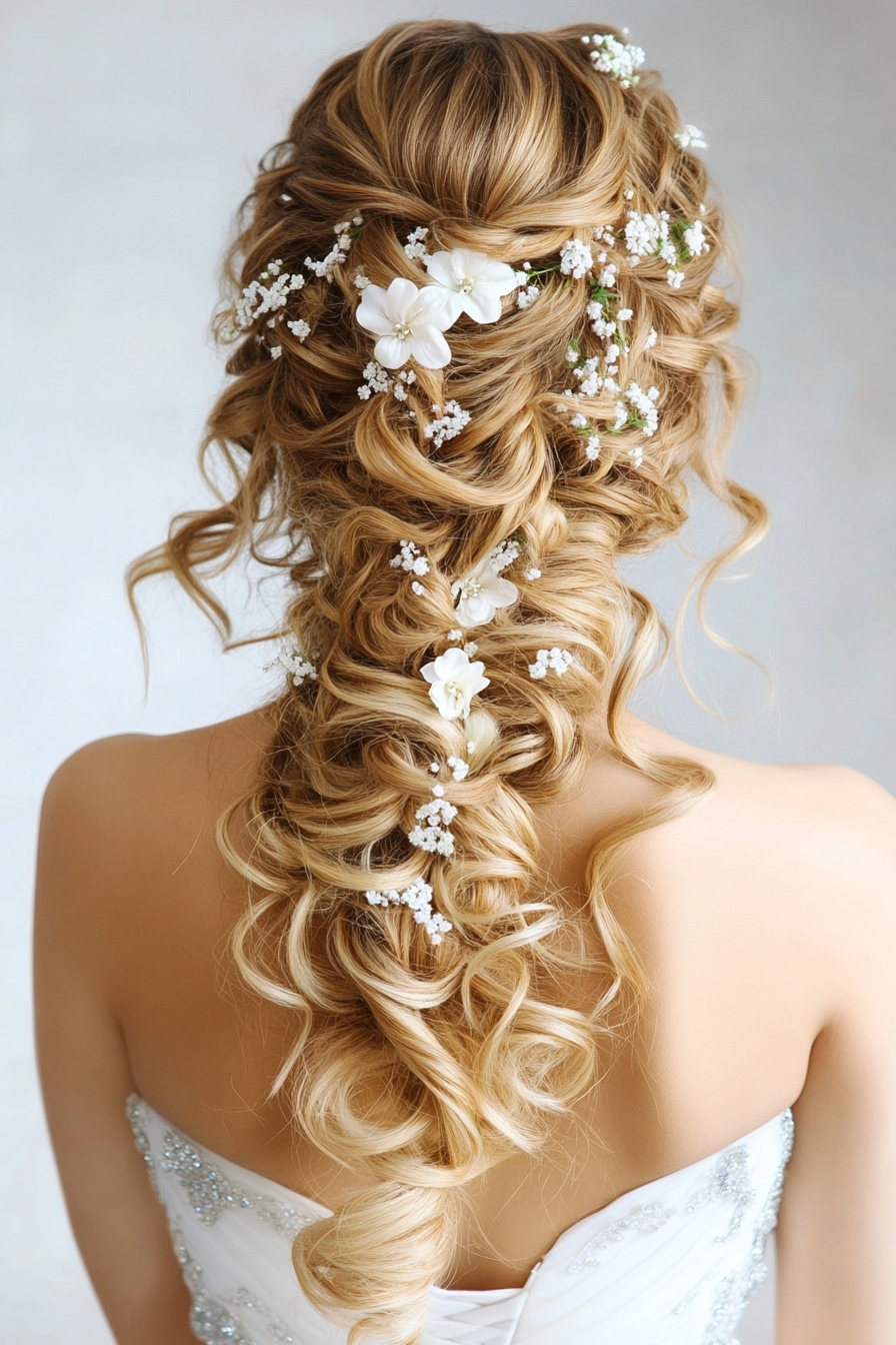 50+ Bridal Hairstyles with Flowers