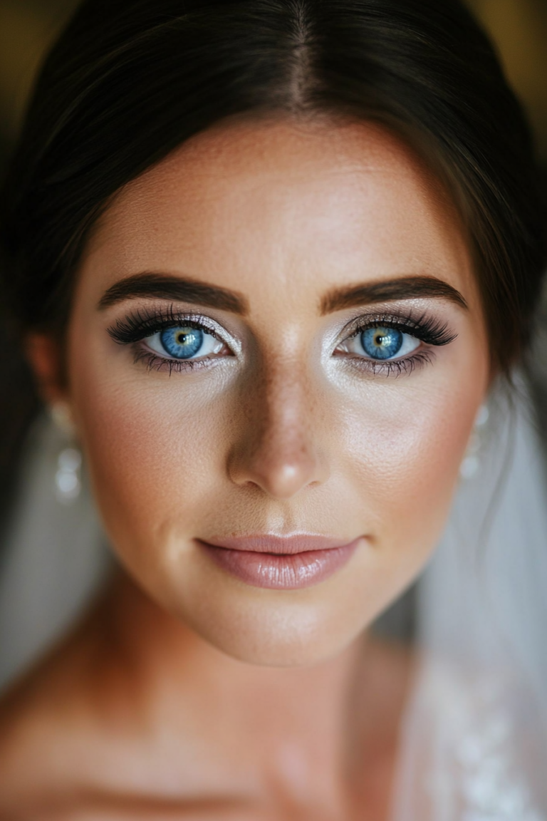 60 Bridal Makeup Ideas For Blue Eyes