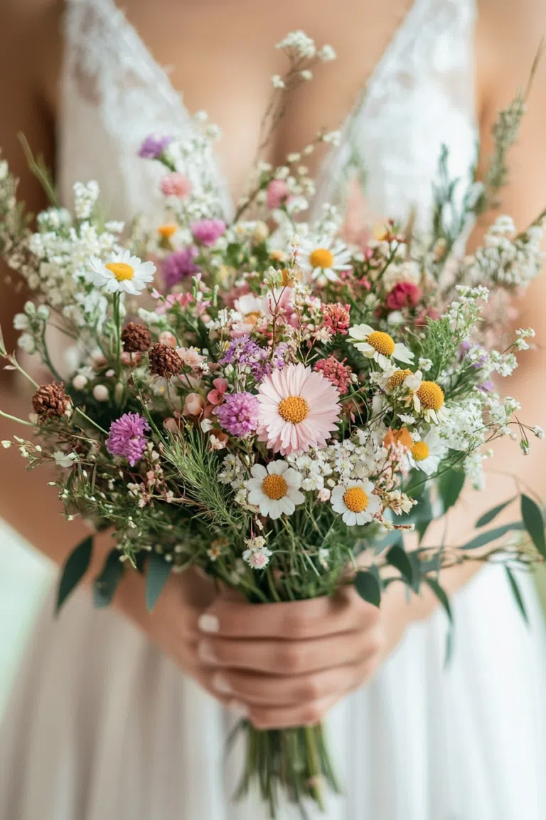 40+ Rustic Wildflower Bouquets