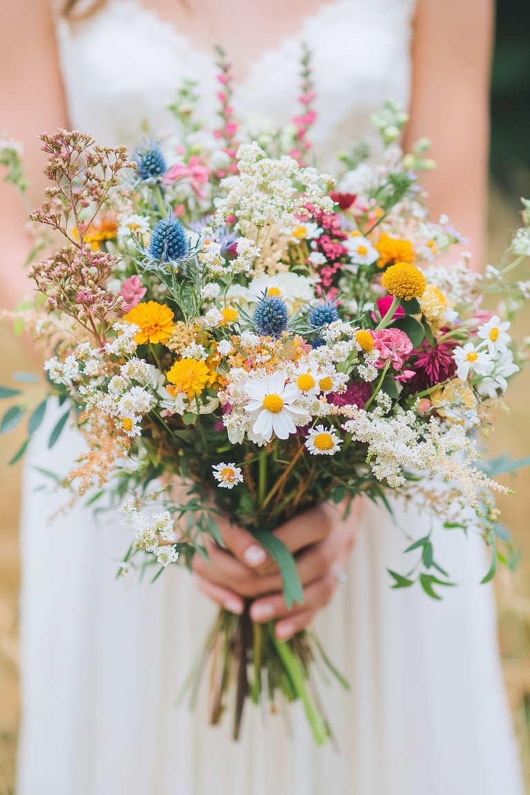 40+ Rustic Wildflower Bouquets