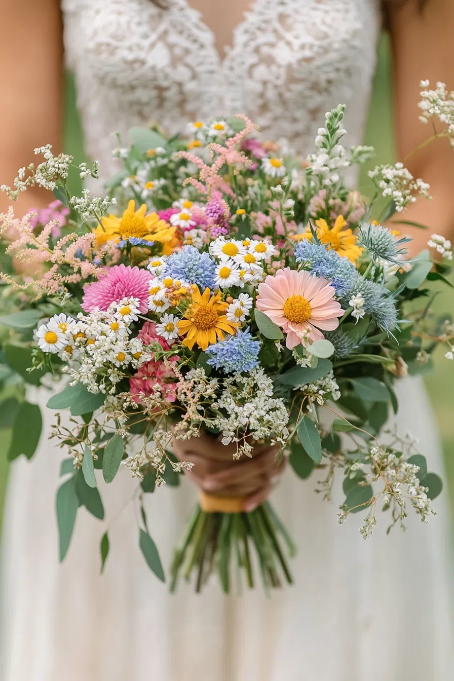 80+ Wildflower Wedding Bouquet Ideas