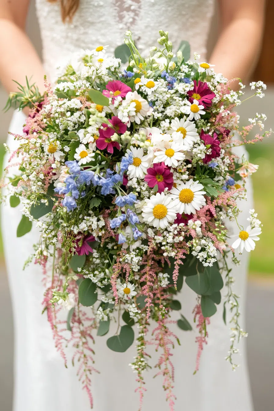 30 Wildflower Meadow Wedding Bouquets