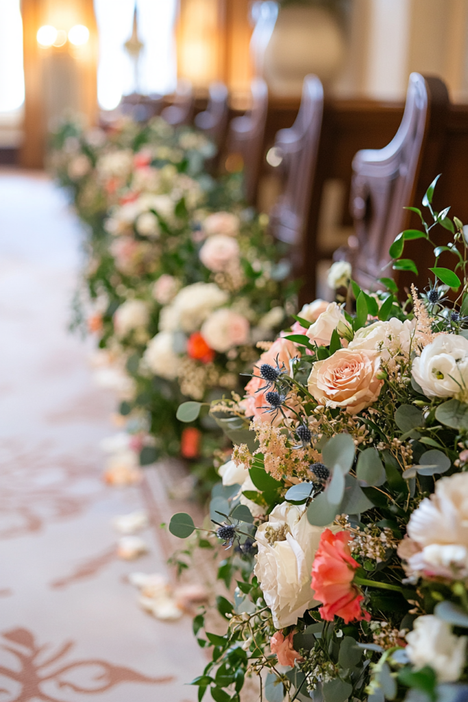 40+ Wedding Aisle Flower Ideas