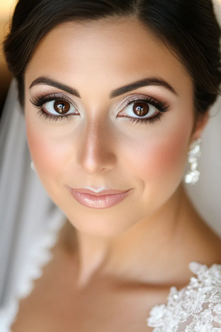 50+ Bridal Makeup Ideas For Brown Eyes