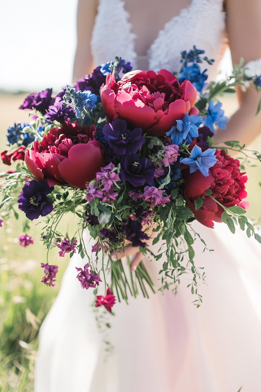 40+ Dark and Dramatic Wedding Flowers