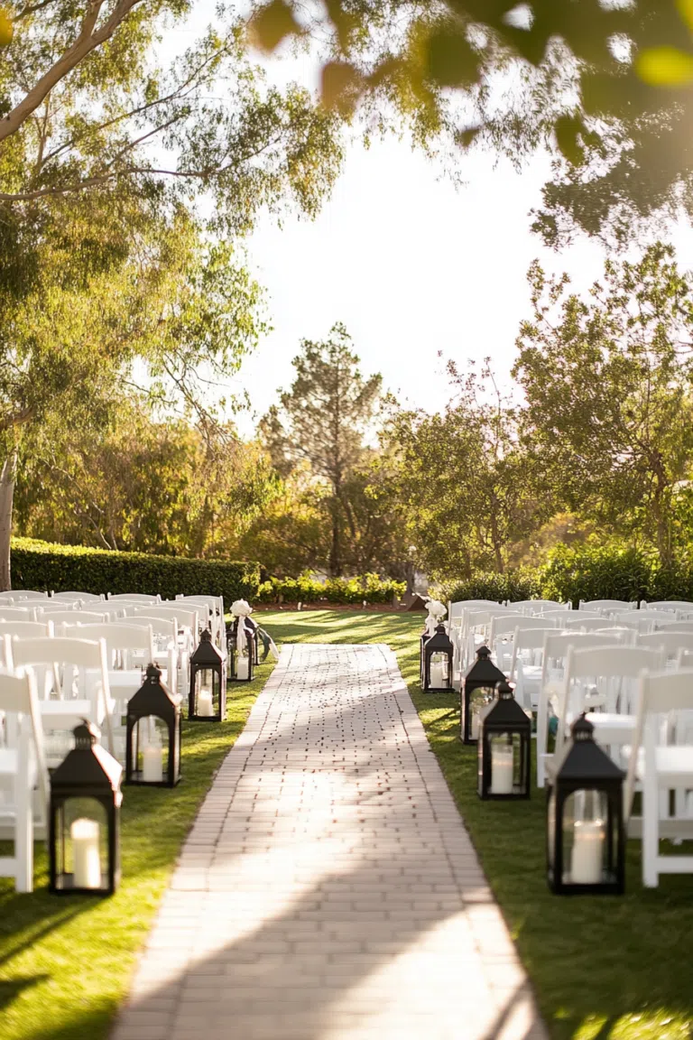 40+ Outdoor Wedding Aisle Ideas