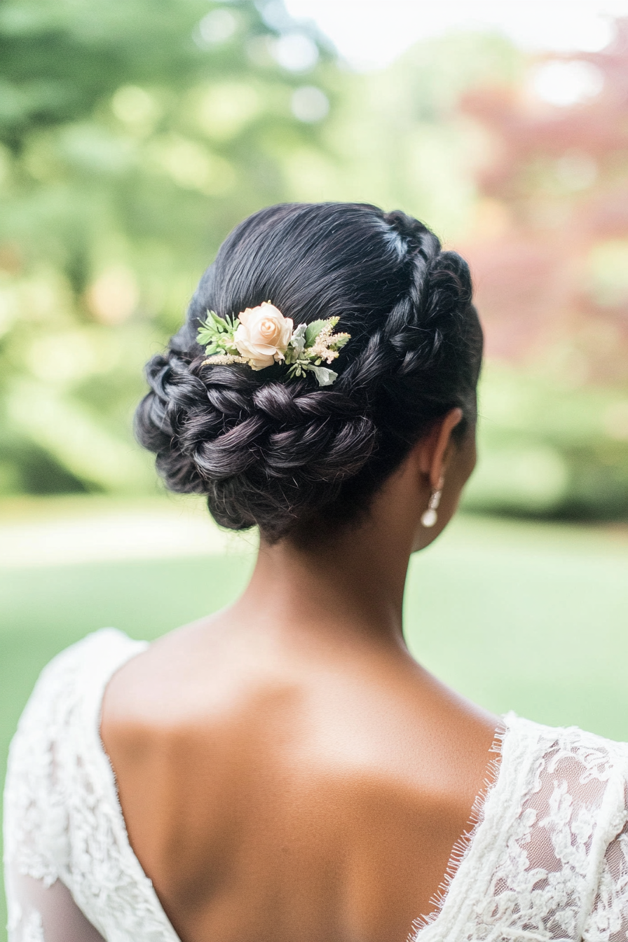 30+ Brunette Bridal Hair Updo Looks