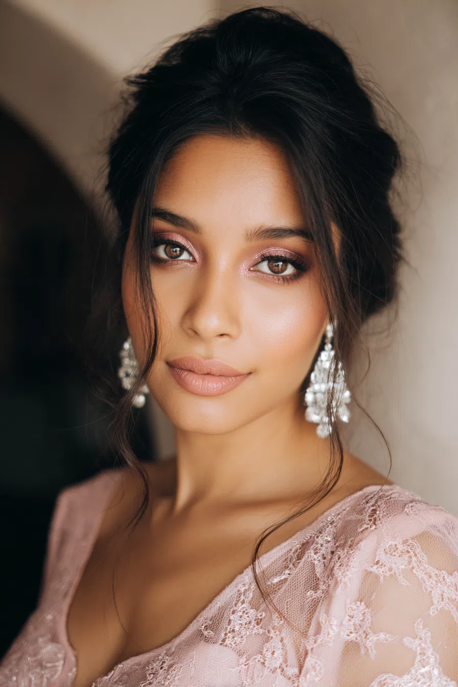 40+ Soft Pink Bridal Makeup Looks