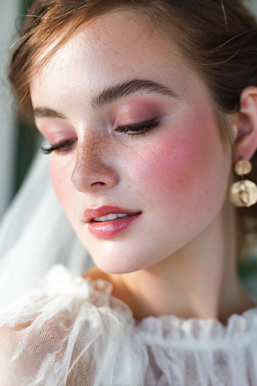 40+ Soft Pink Bridal Makeup Looks
