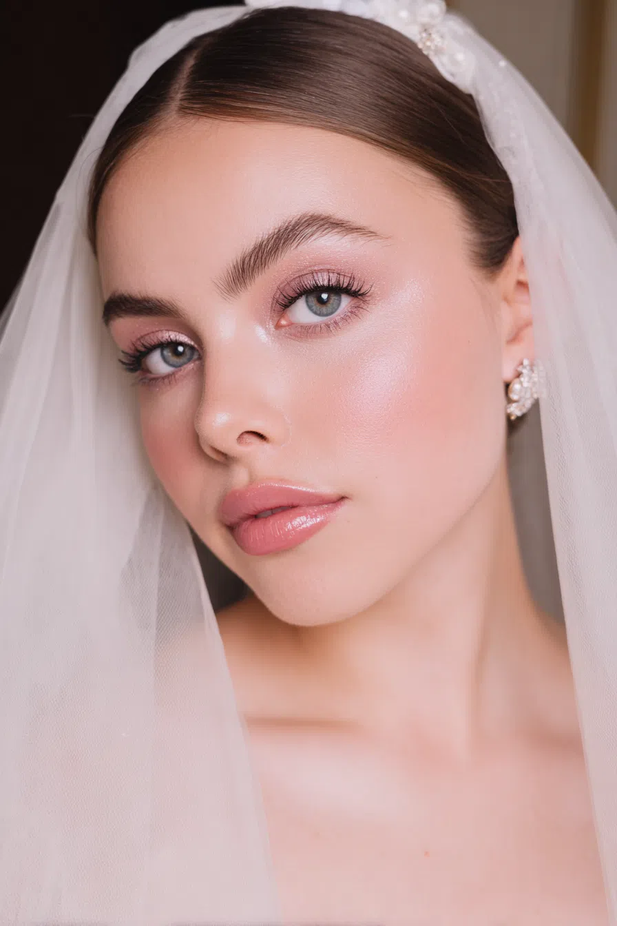 40+ Soft Pink Bridal Makeup Looks