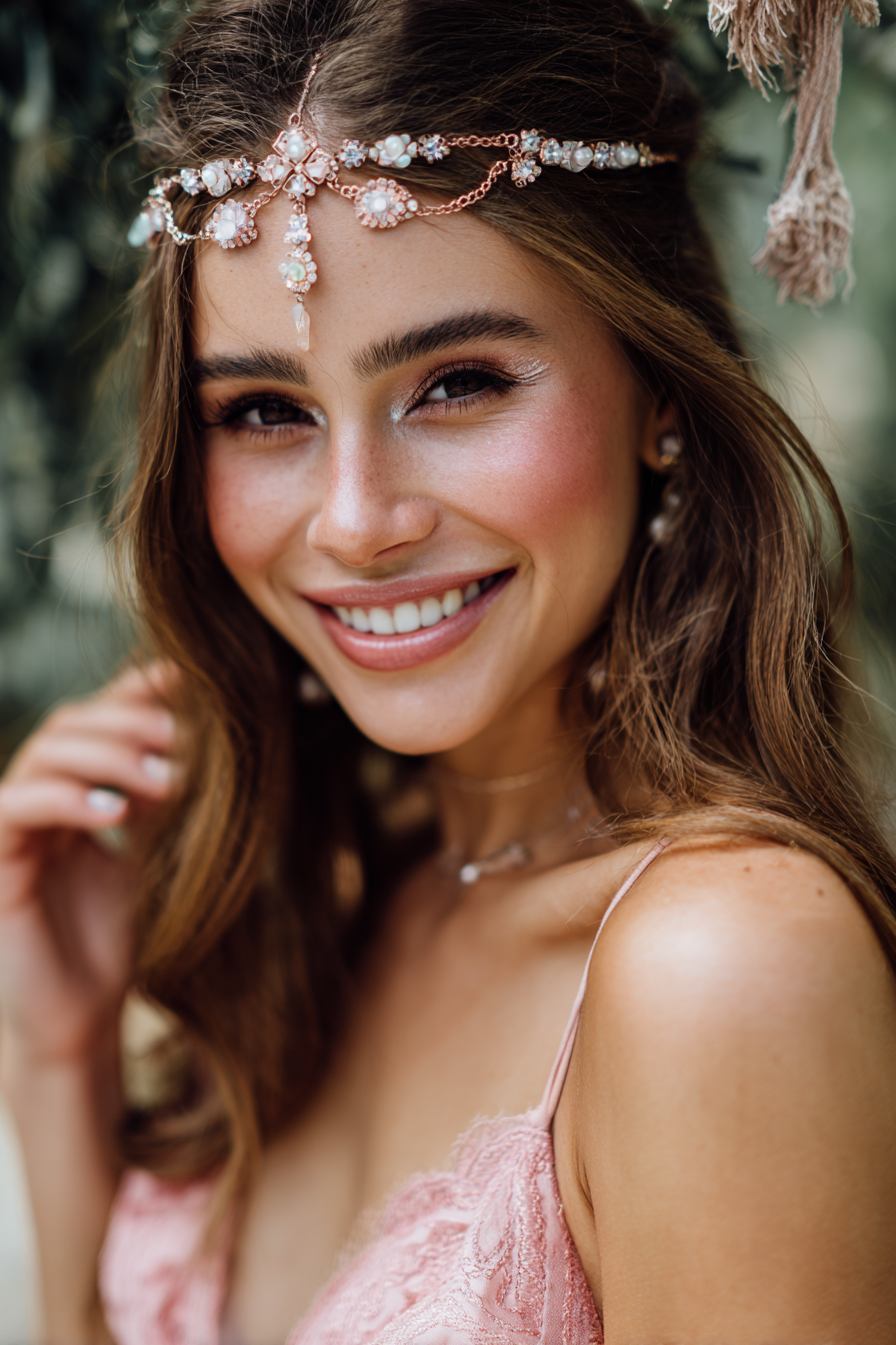 40+ Soft Pink Bridal Makeup Looks