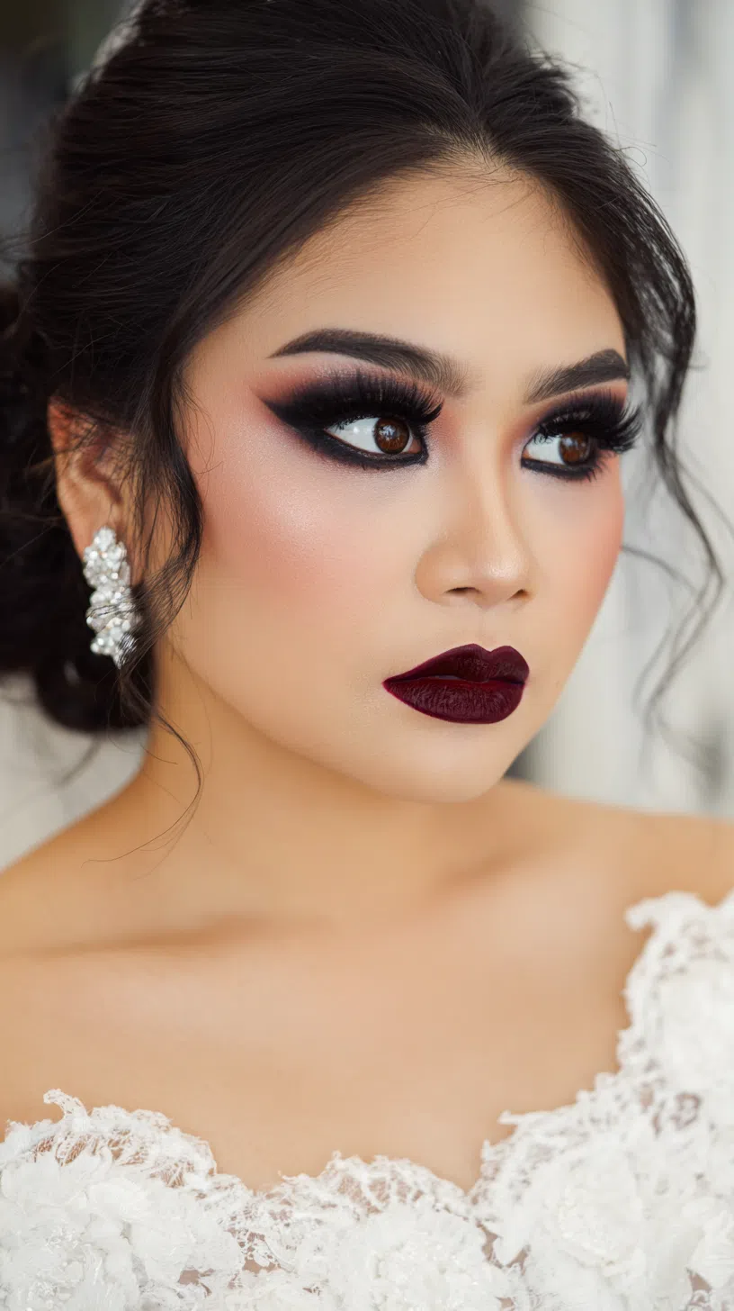 35+ Goth Bridal Makeup Looks